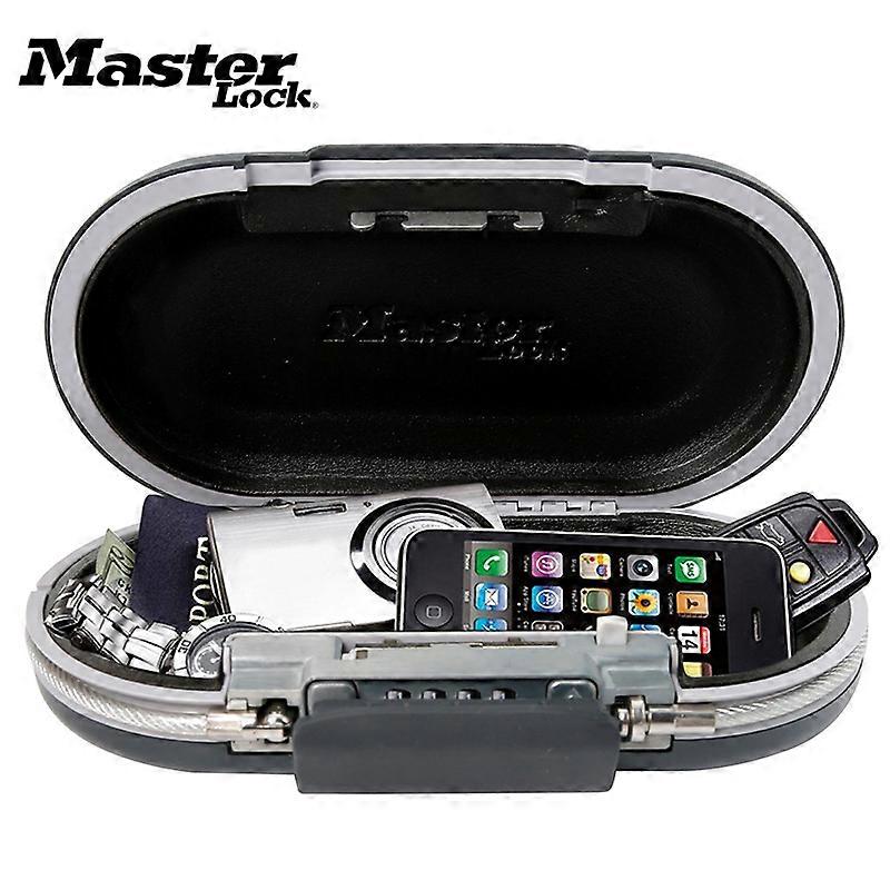 Master Lock Portable Password Lock Box Mini Safe Box Security Strongbox ...