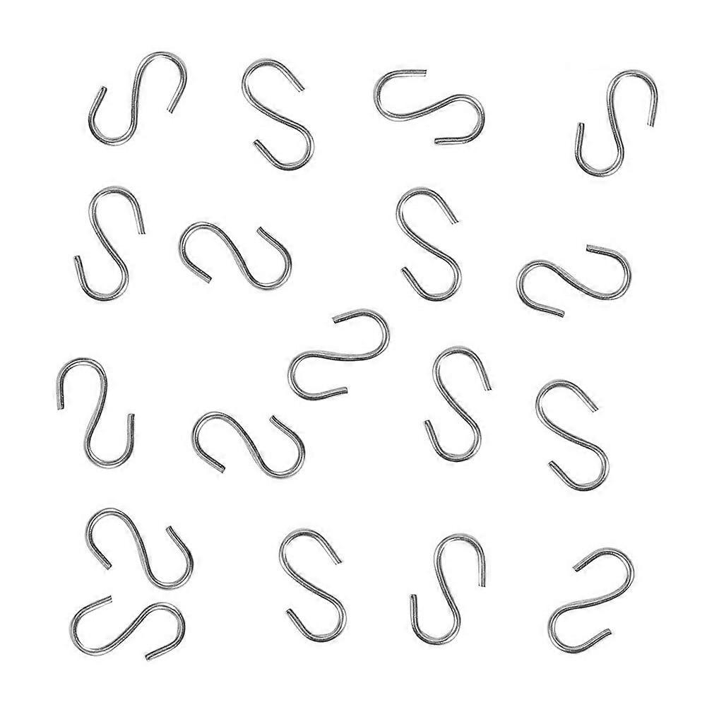 150 Pieces Mini S Hooks Connectors Metal S-Shaped Wire Hook Hangers for ...