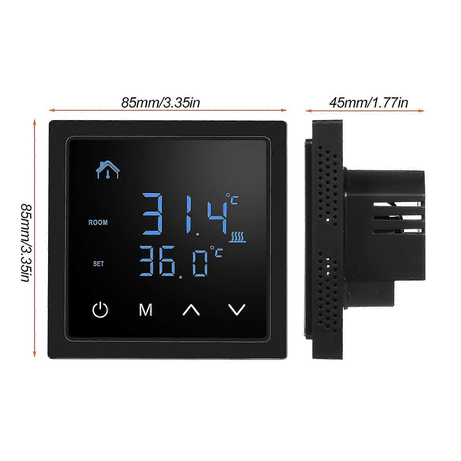Smart Thermostat 16a Floor Heating Temperature Controller With Led ...