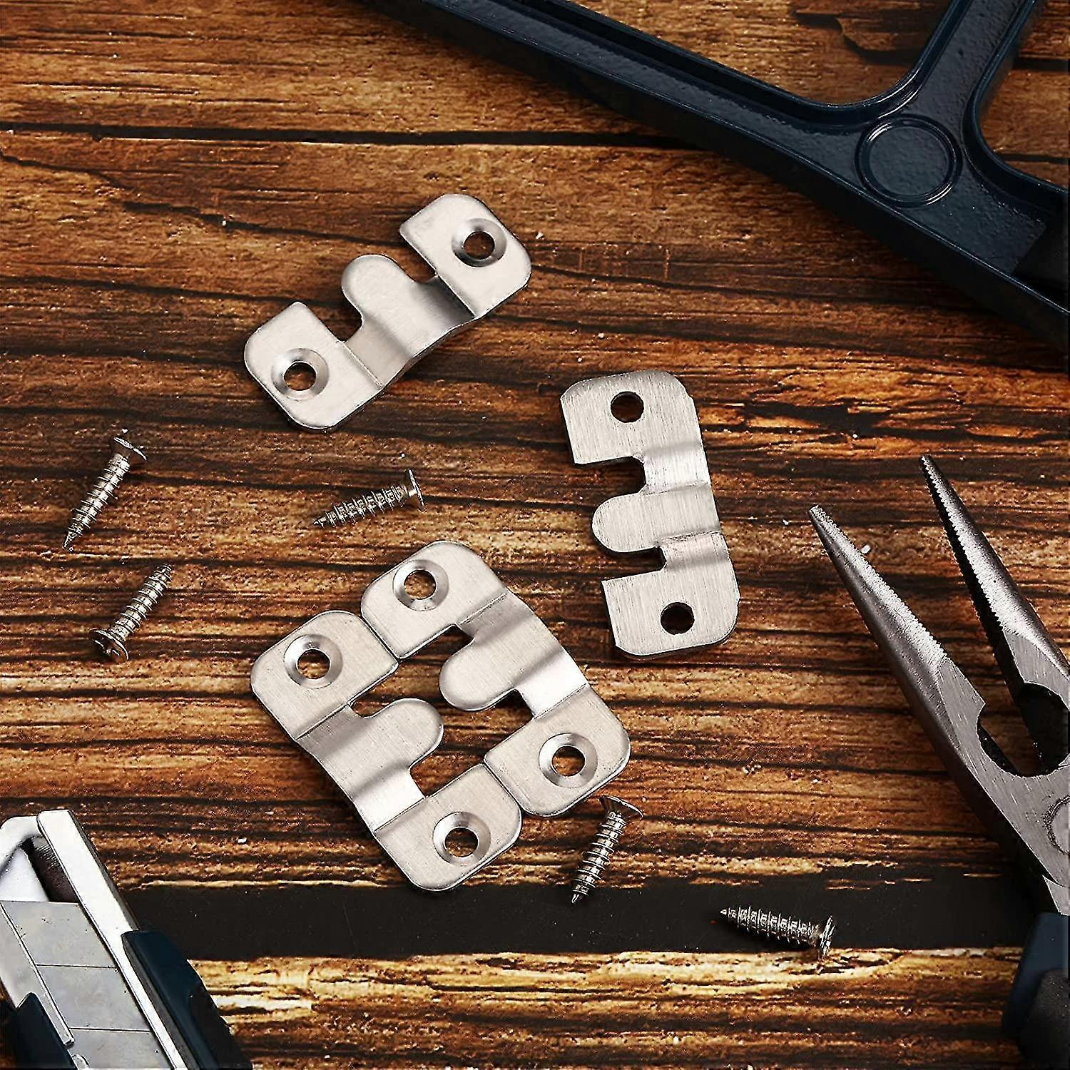 Concealed Flush Mount Bracket, 4 Pieces, Heavy Duty Flush Mount ...