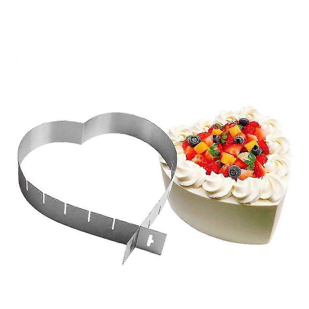 Adjustable Heart Baking Pan With 6 Adjustable Sizes, Adjustable Cake ...