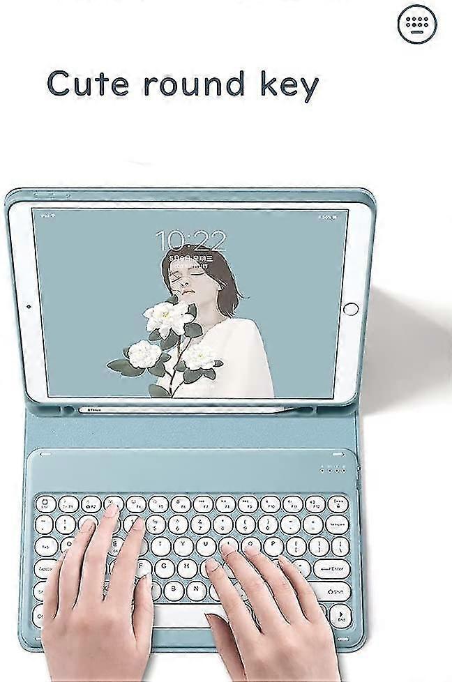 Ipad Mini 5th Generation Mini 4 7.9 Inch Keyboard Case Cute Round Key ...