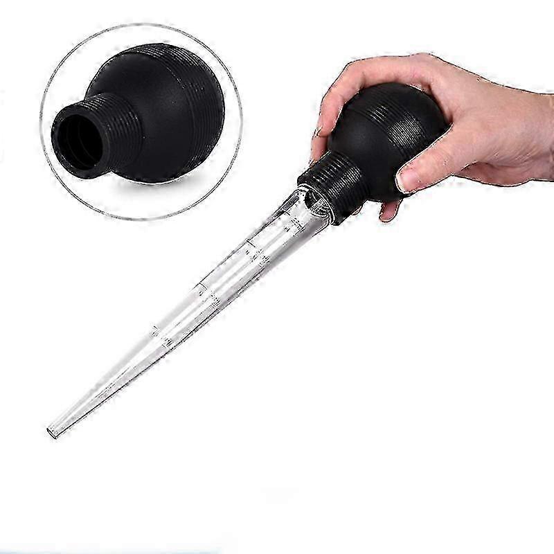 Silicone Turkey Baster, Turkey Injector Syringe with Cleaning Brush ...