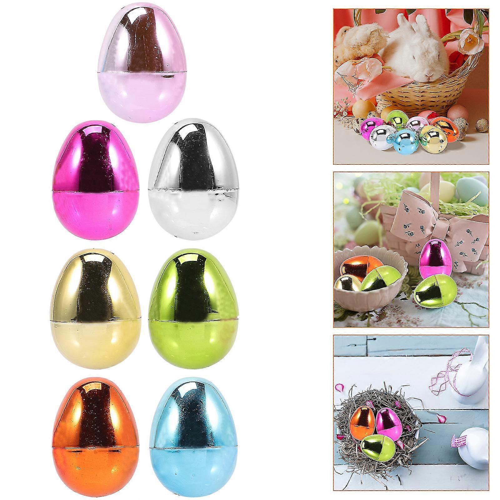 28pcs Creative Chocolate Candy Storage Box Easter Egg Shape Candy ...