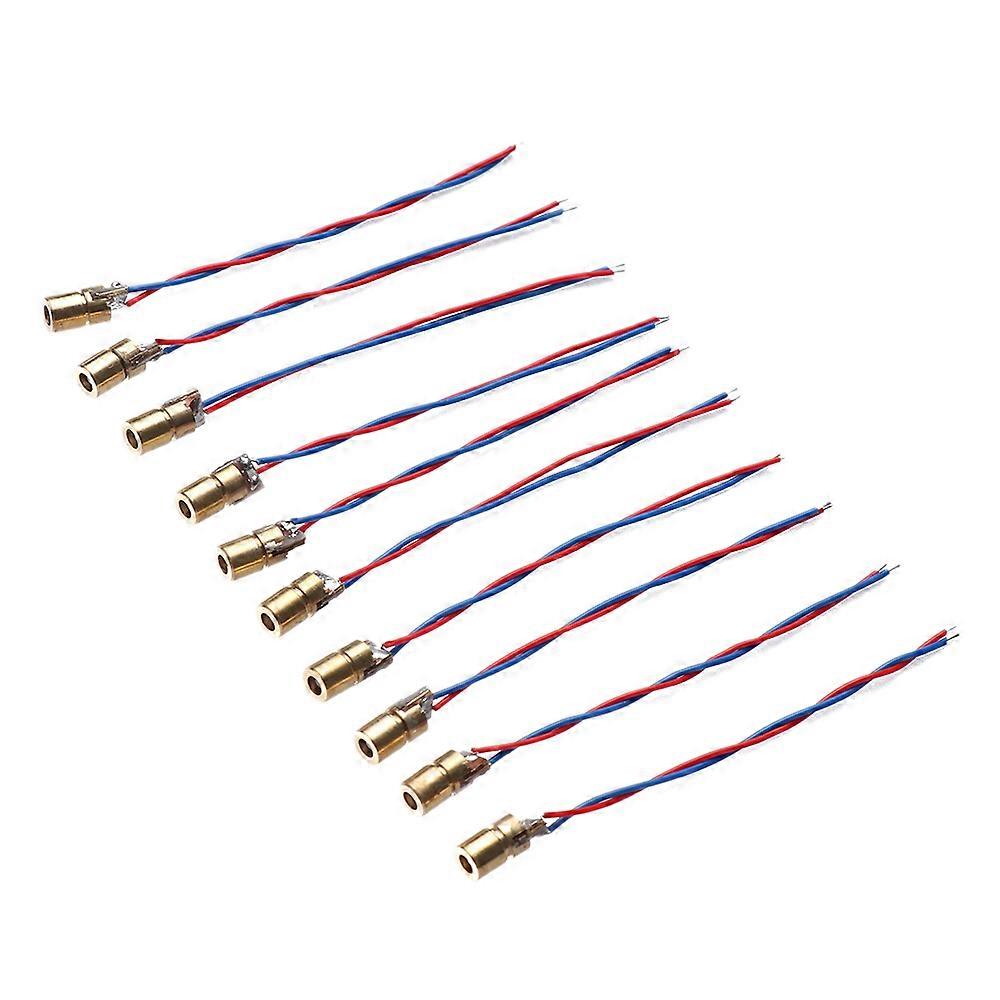 1/3/5/10pcs High quality Mini Laser diode 650nm 6mm 3/5V 5 million watt ...