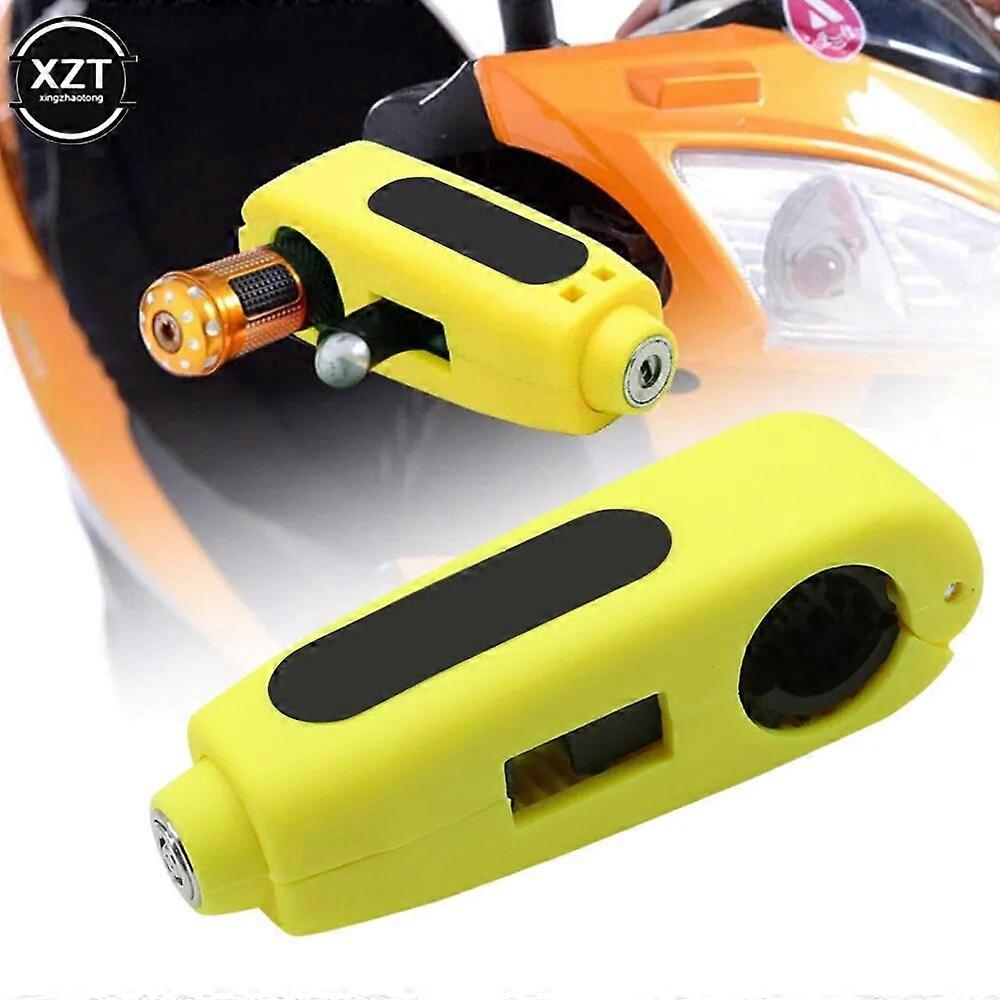 Universal Motorcycle Lock Scooter Handlebar Brake Throttle Grip Anti ...