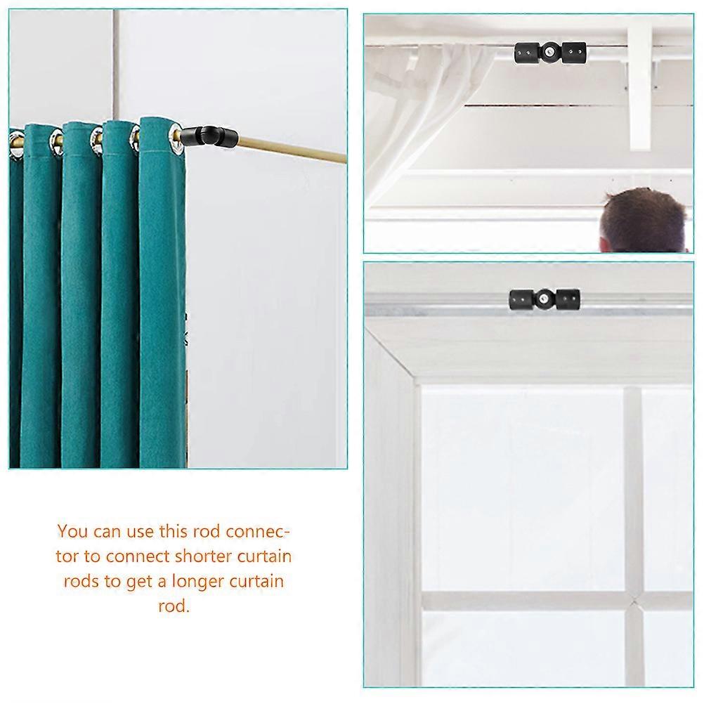 Corner Curtain Rods Curtain Rod Elbow Bracket Corner Curtain Rod ...