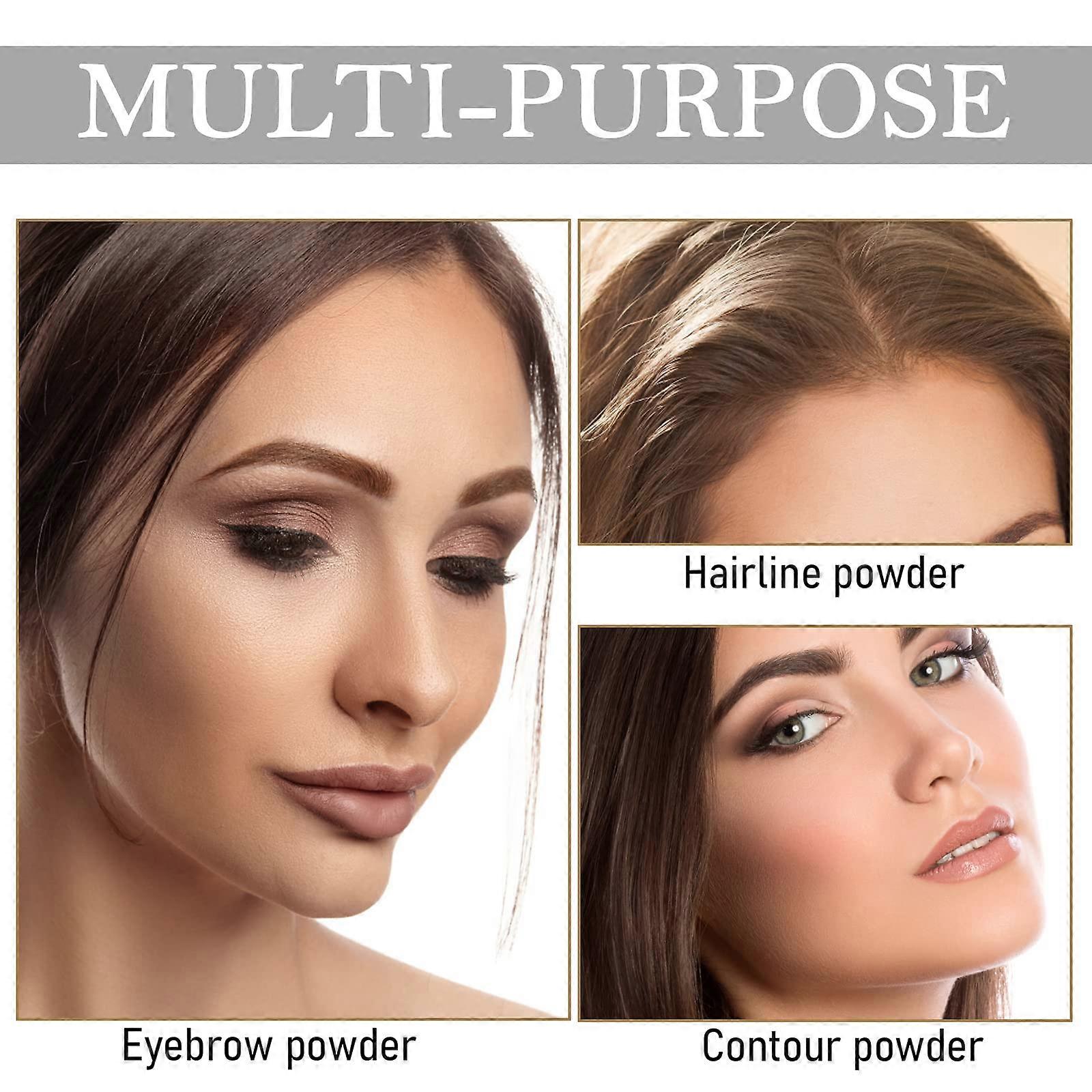 Hairline Powder Hair Root Touch-Up Quick Cover Thin Hair, Hair Colour ...