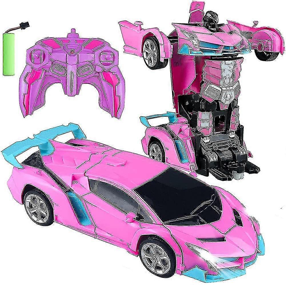 Remote Control Car Transforming Robot Rc Car For Kids, 2.4ghz 1:18 ...