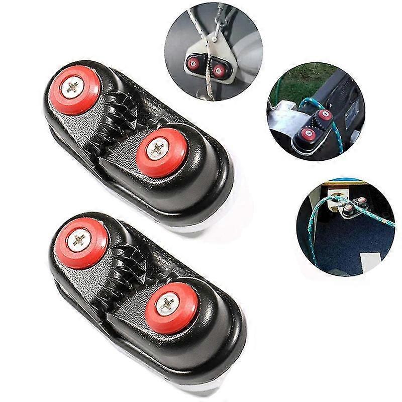 New Aluminum Kayak Marine Quick Access Boat Ball Bearing Clamp Rope ...