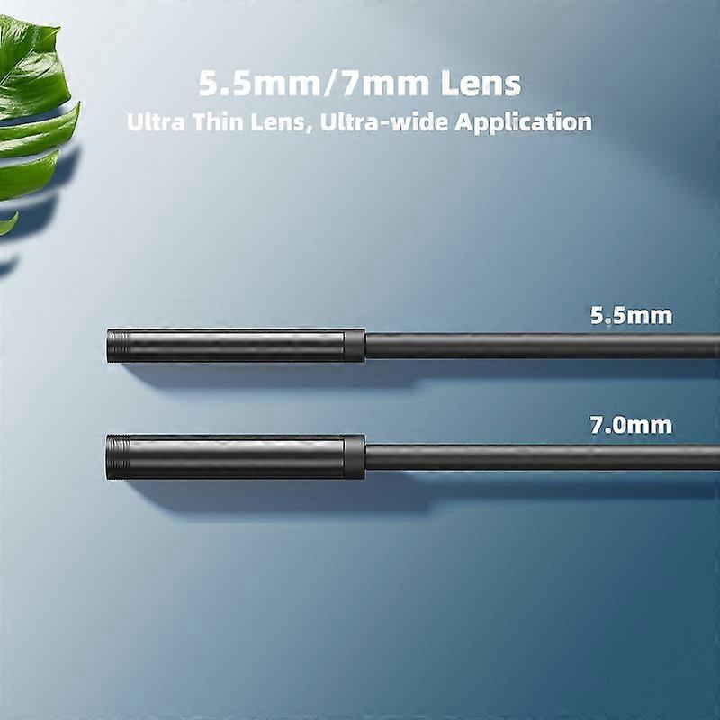 Endoscope Camera 5.5MM 7MM Lens 3IN1 Type-C Micro USB Industrial Pipe ...