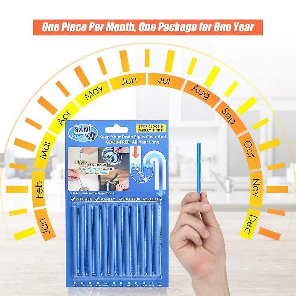 Decontamination stick sewer cleaning stick toilet toilet pipe bathtub ...