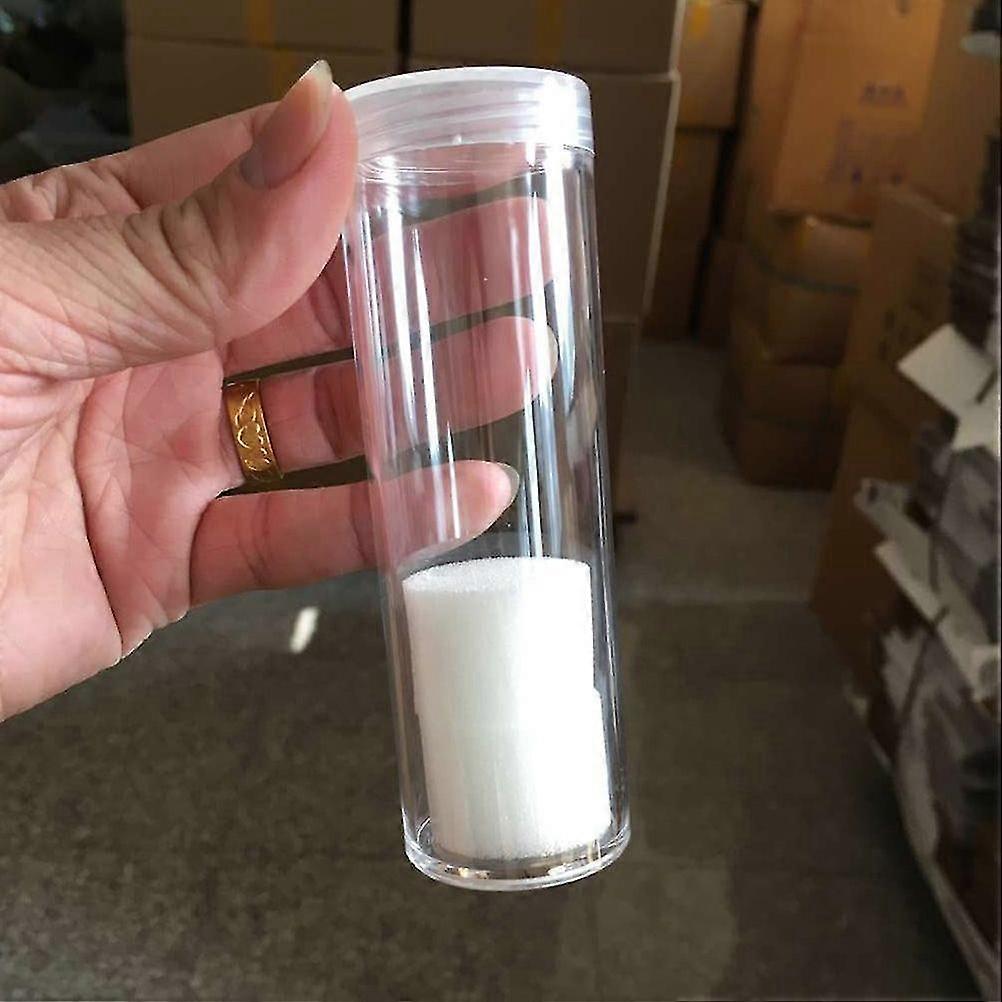 6 Pcs Clear Stand Coin Rolls Wrappers Coin Display Case Coin Container ...