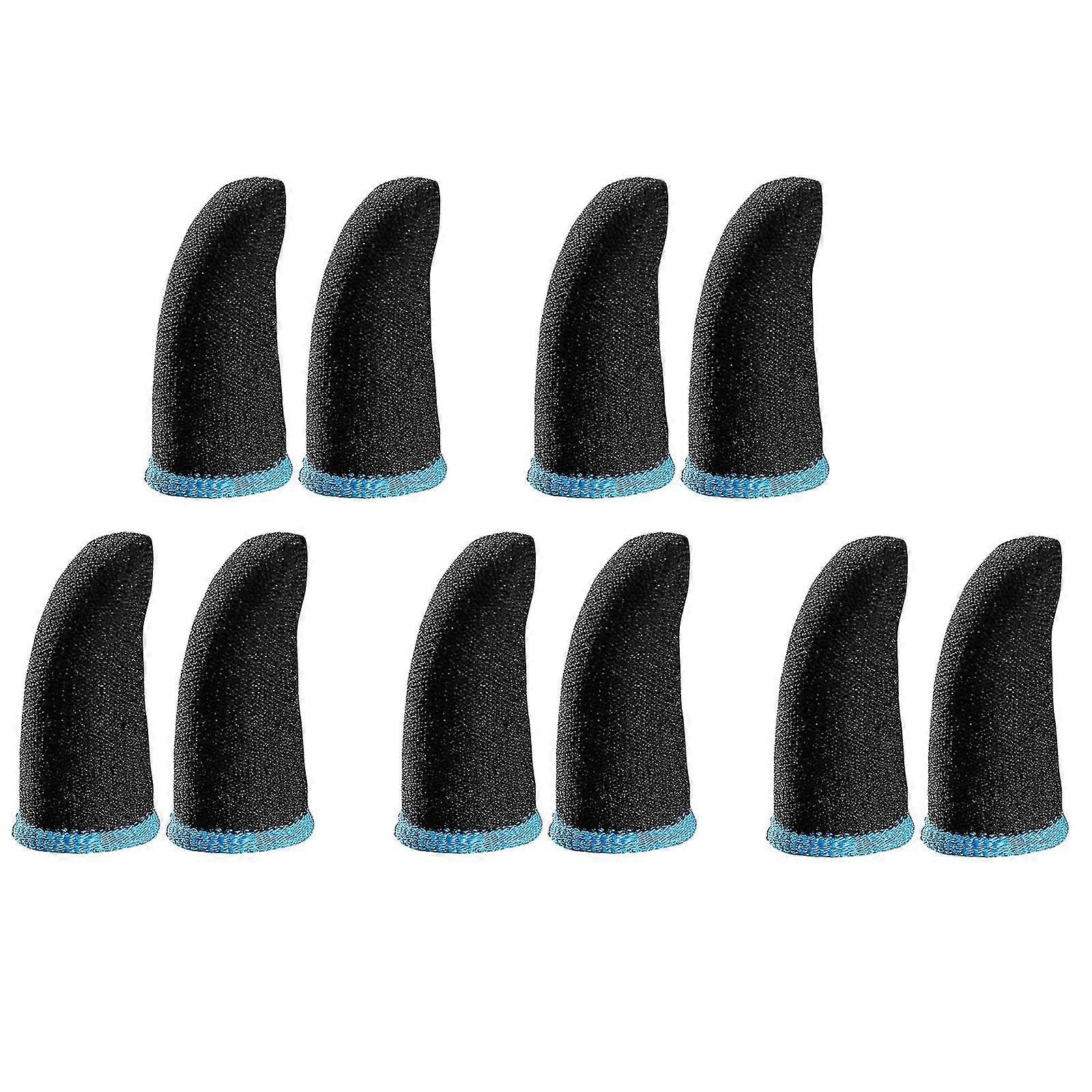 5 Pair Gaming Glove Carbon Fiber nti-slip Gamer Finger Cover For Mobile ...