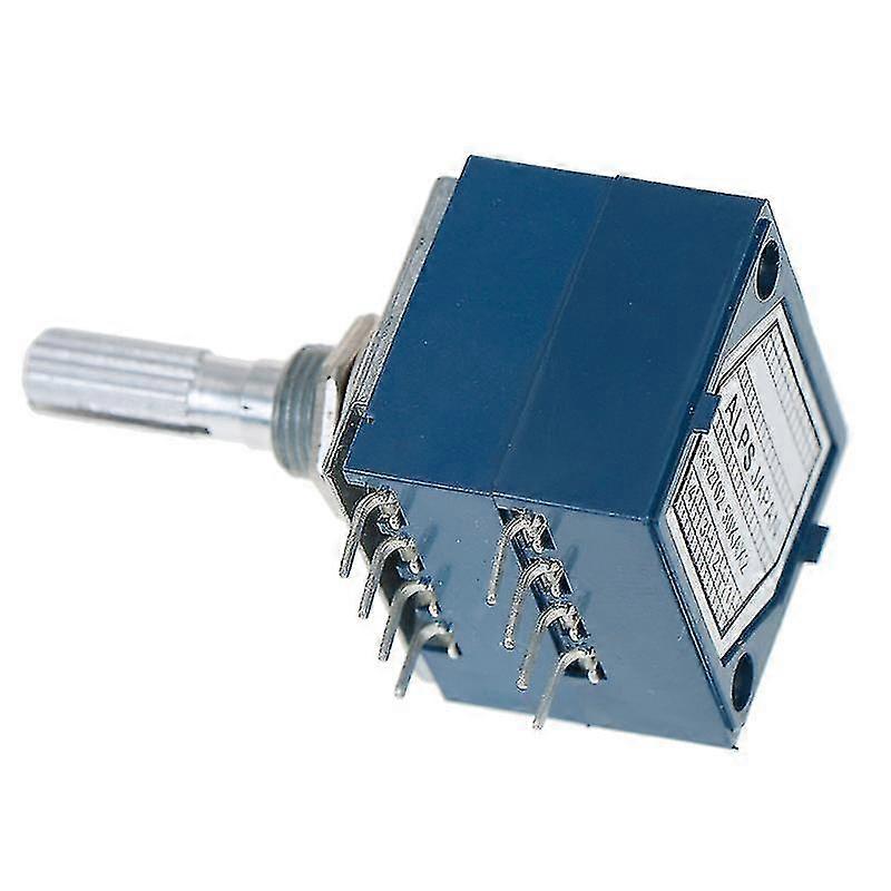 1pcs Potentiometer 50k Log Alps Audio Amp Volume Control Pot Stereo W ...