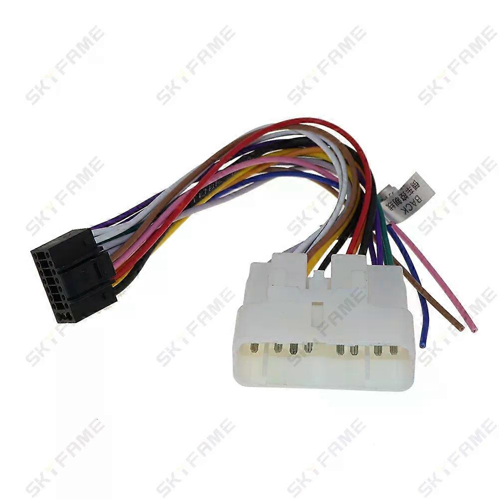 Applies to Car 16pin Wiring Harness Adapter Android Radio Power Cable ...