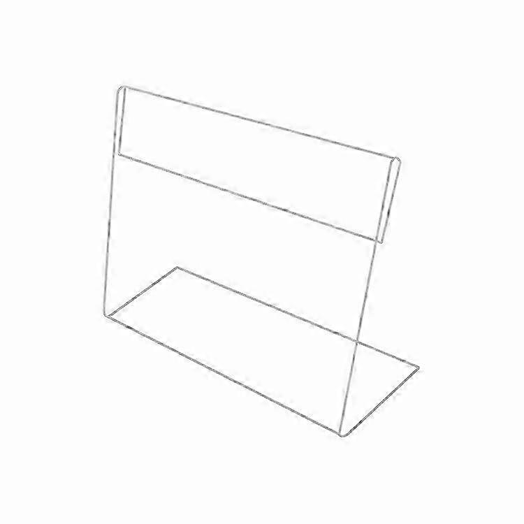 50pcs Acrylic L-shape Sign Stand Clear L-shaped Sign Stand L Shape Sign ...