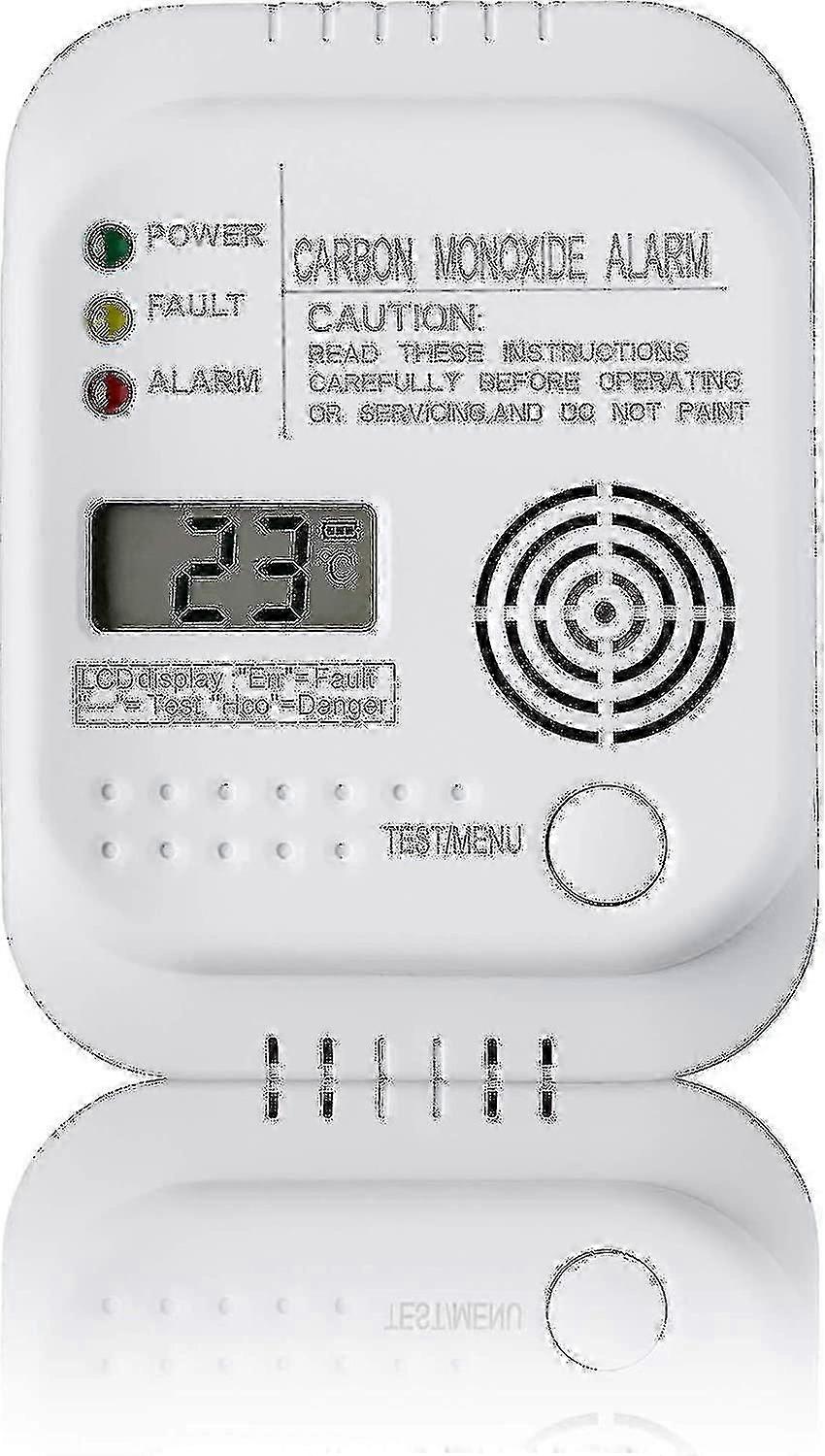 Carbon Monoxide Detector, Battery Powered, Gas Detector With Display ...