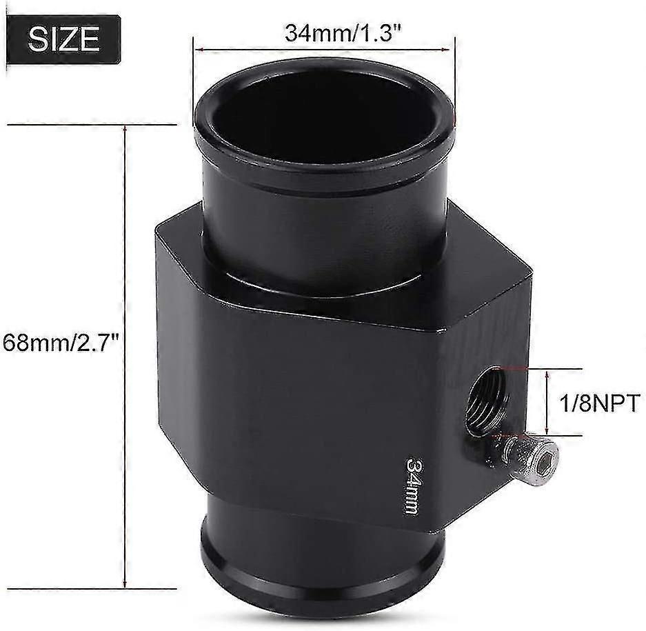 Water Temperature Sensor,car Water Temperature Hose Gauge Adapter ...