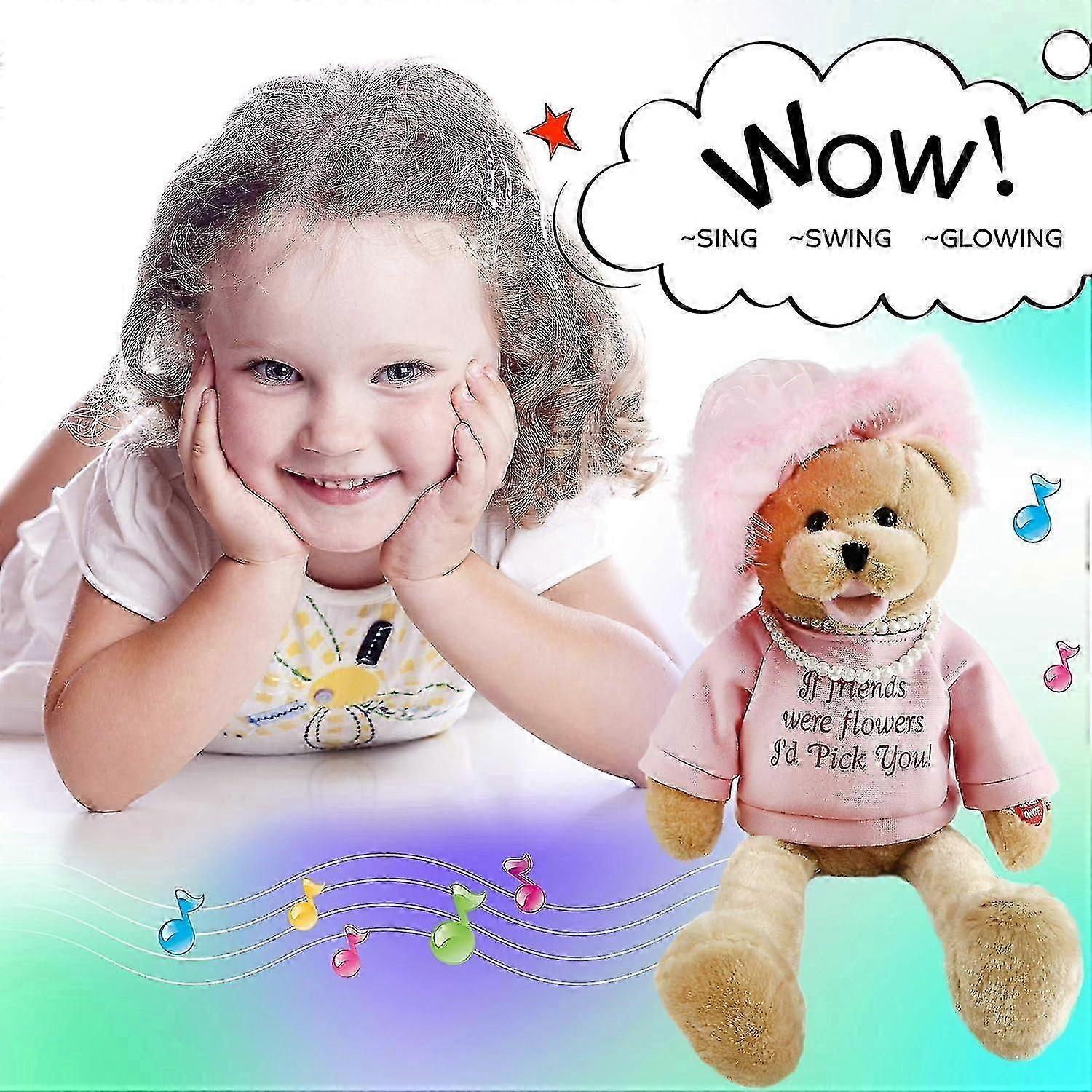 Musical Teddy Bear Wearing Pearl Sings Thats What Friends Are For ...