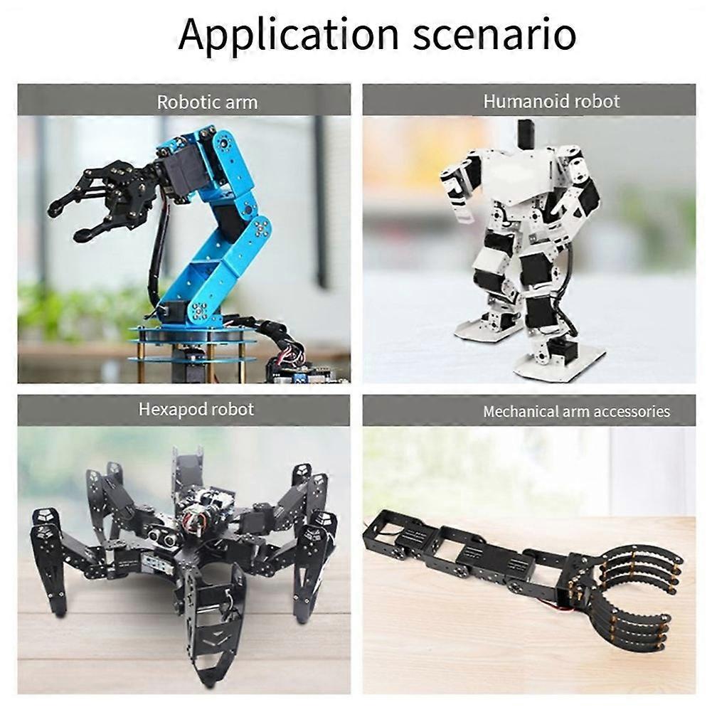 6-DOF Robotic Arm DIY Kit Multi Degree-of-Freedom Robot Servo Grasping ...