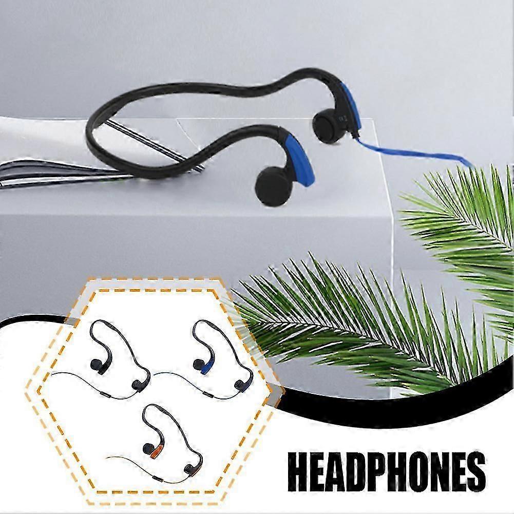 Wired Bone Conduction Headphones 3.5mm Audio Jack for Running Workout ...