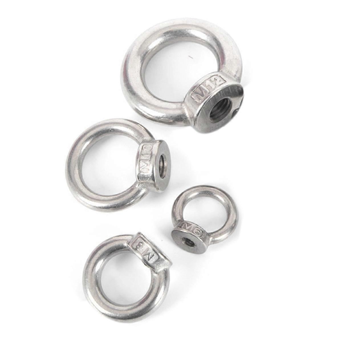 M6 Eye Nut Stainless Steel Marine Lifting Eye Nuts Ring Nut Eyelet ...