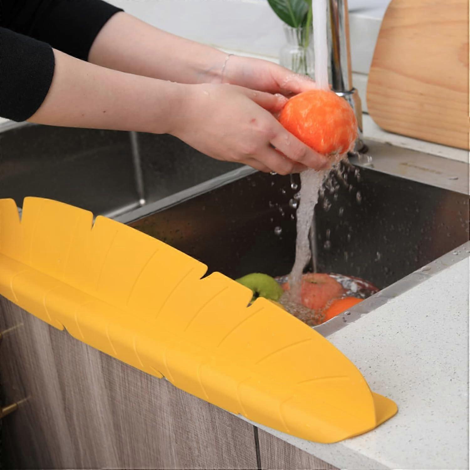 Water Splash Guard Kitchen Sink Barrier - Anti-Water Boards in Green ...