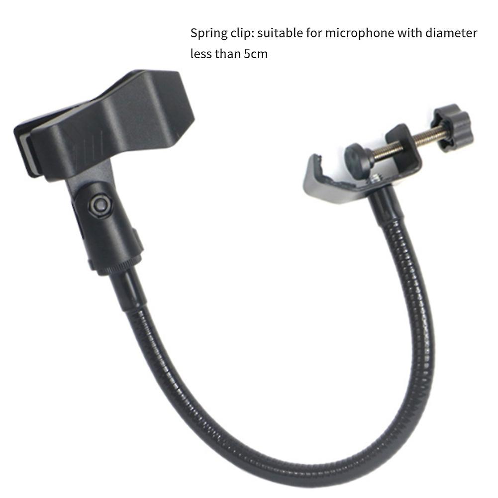 Flexible Gooseneck Microphone Stand With Desk Clamp For Radio ...