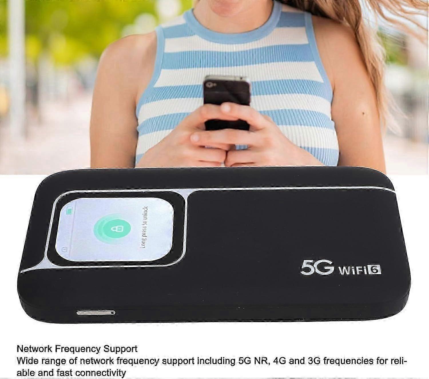 2025 Latest Model 5G Wi Fi Mobile Hotspot, Portable Wi Fi Device with ...