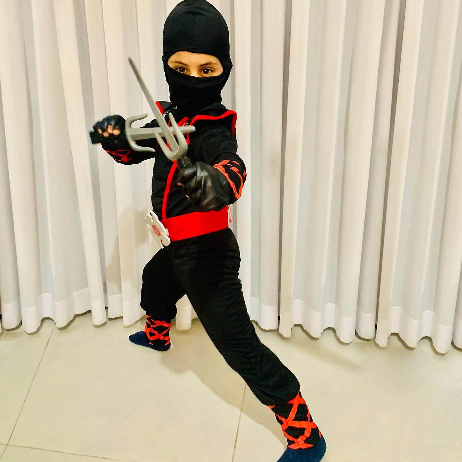 7pcs Ninjas Cosplay Costume Set For Kids Theme Party Role Playing Dress ...