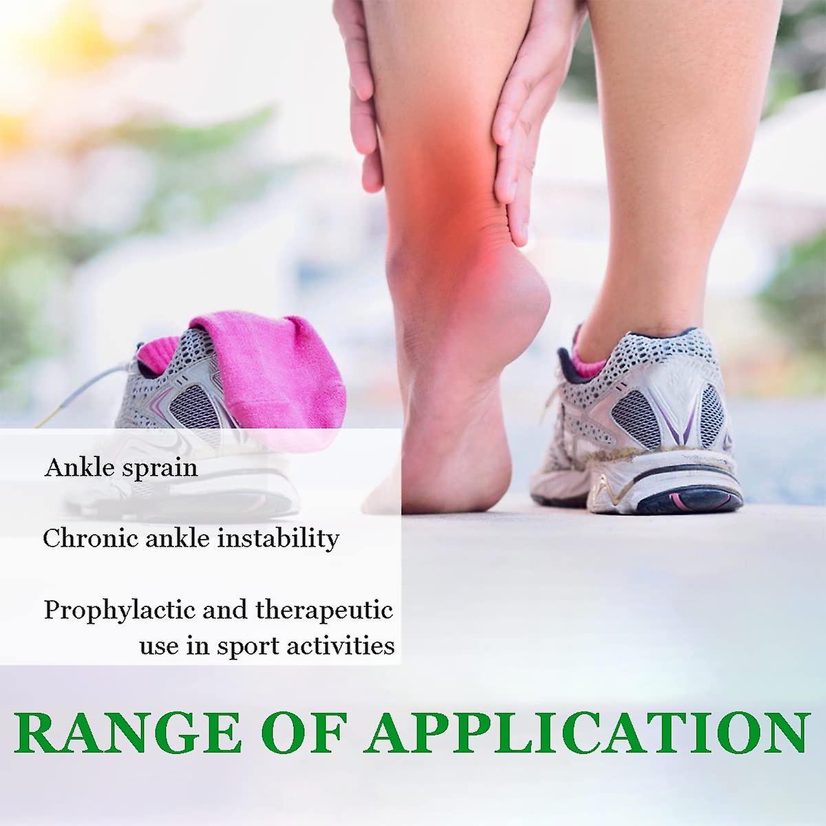 Air Gel Ankle Brace, Stirrup Ankle Splint-rigid Stabilizer For Sprains ...