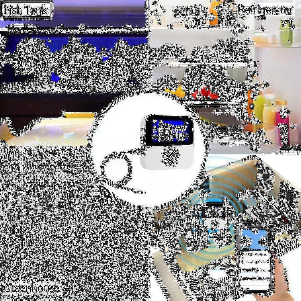 Wi-fi Temperature Hygrometer Sensor With Probe, Room Thermometer ...