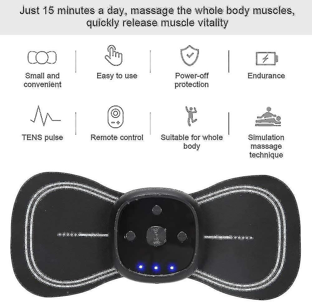 Portable Ems Mini Massager Microcurrent Bioelectric Acupoints Massager ...