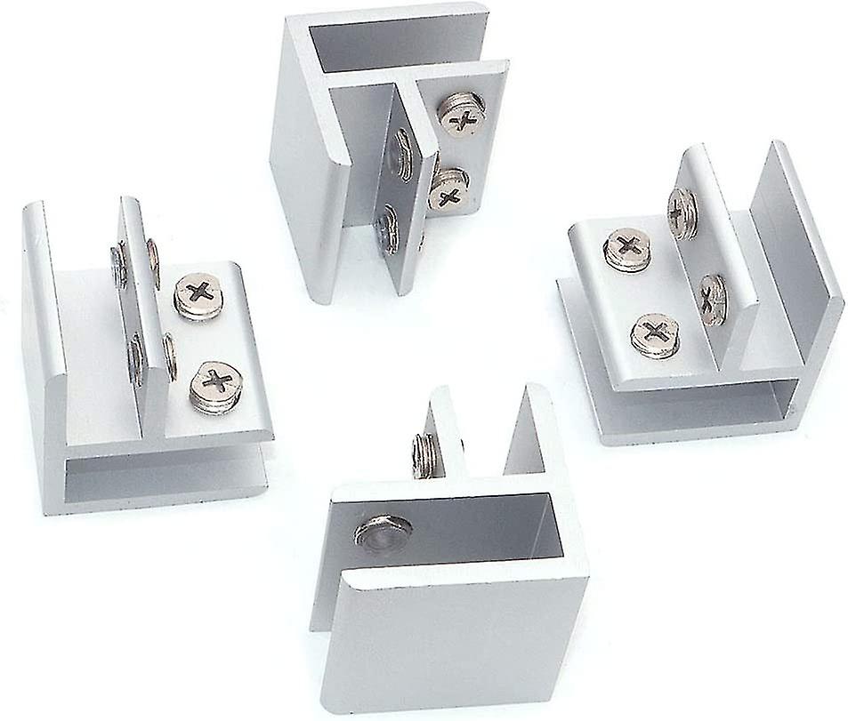 4 Pack 90 Clamps For Glass To Glass, Fixing To Two Side Panels, Shower ...