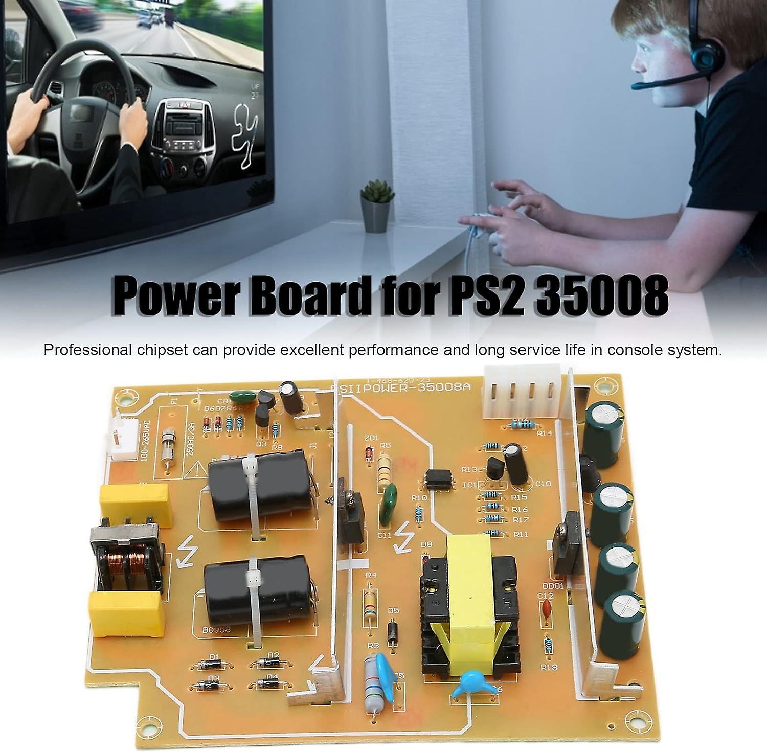 Internal Power Board for PS2,Replacement Console Power Supply Board ...