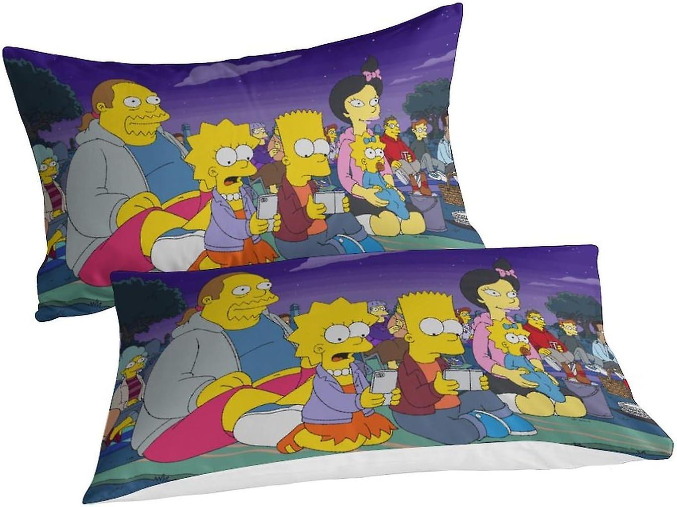 EKENOZ The Simpsons Comforter Cover 3 Pieces Quilt Cover 3D Printed ...