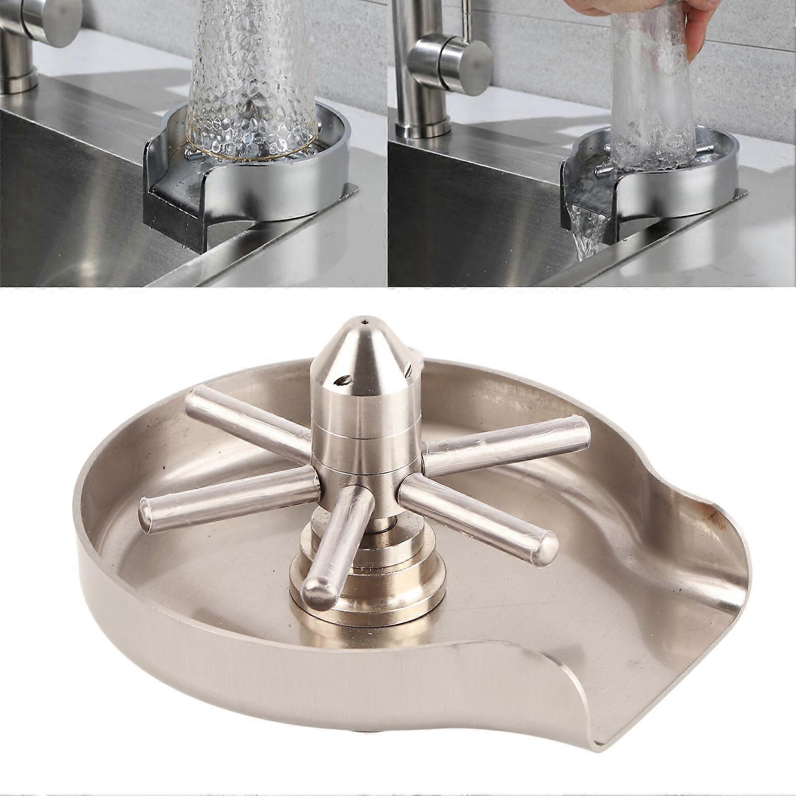 Stainless Steel Sink Glass Rinser Set for Bar Restaurant Coffee Shop ...