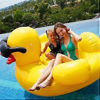 Inflatable Pool Float, Huge Duck Swimming Seat Boat Fun Beach Floaties ...