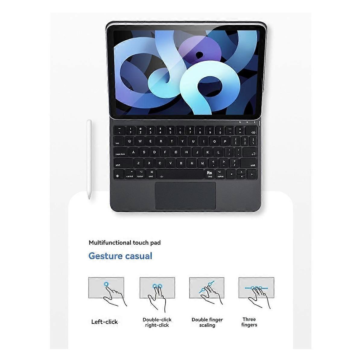 Magic Keyboard for Pro 11(2024) , Smart Magnetic Case Keypad White ...