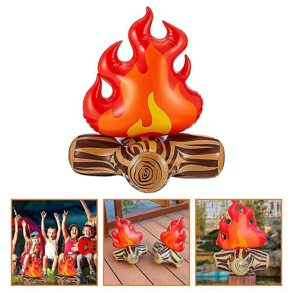 Inflatable Bonfire Lovely Campfire Prop Vivid Camp Fire Prop Inflatable ...