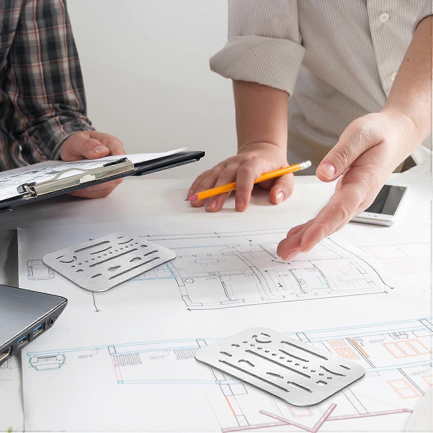 Eraser Shield Eraser Template Drafting Metal Erasing Shield Stainless ...