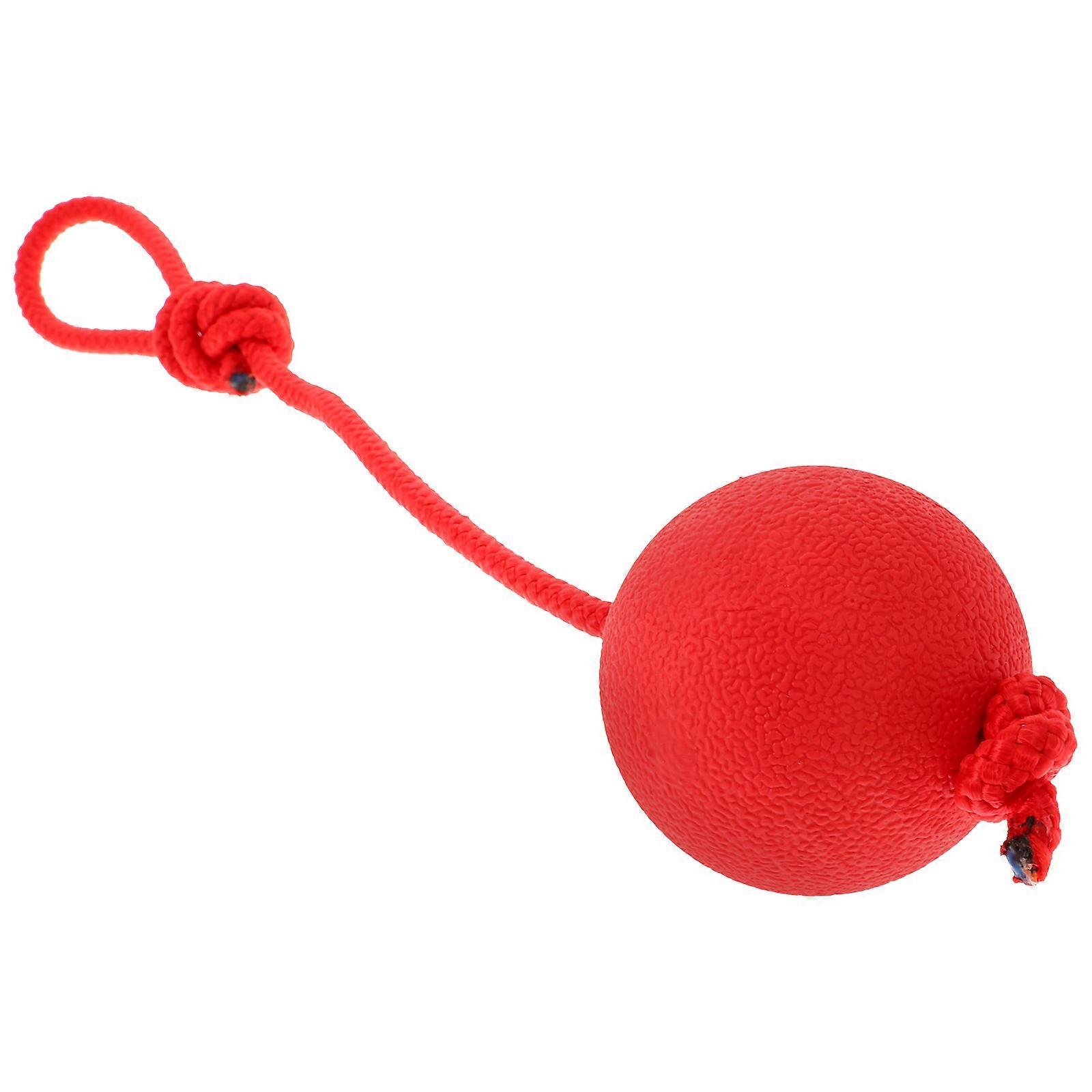 Pet Toy Ball Rope Rubber Solid Elastic Ball Bite-Resistant Pets ...