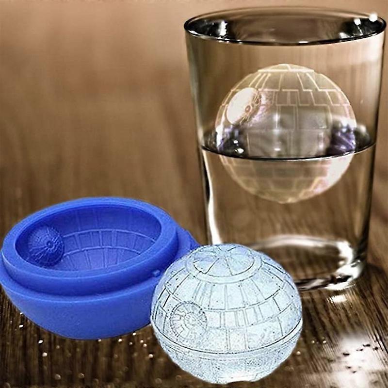 Star Wars Ice Mold in Silicone, 1 Ice Cube - Blue Blue | Fruugo UK