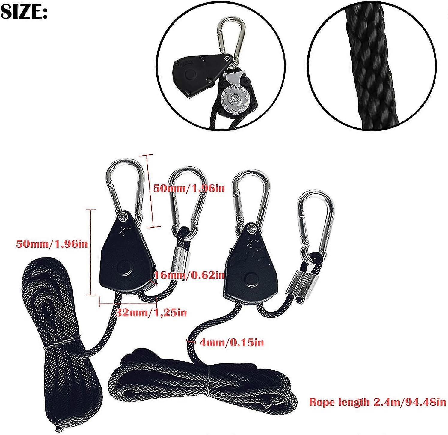 Ratchet Ropes With Hooks Rope Pulley Ratchet Adjustable Ratchet Rope ...