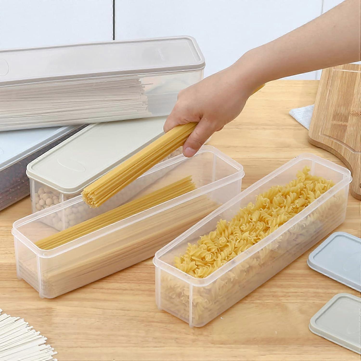 Spaghetti Box Transparent Pasta Box Plastic Pasta Storage Box Spaghetti ...