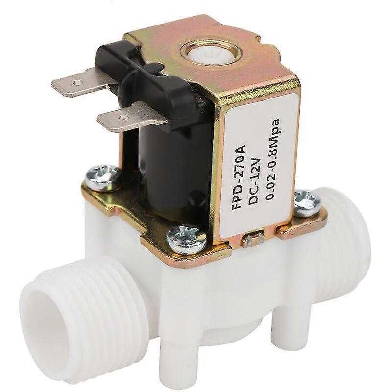 G1/2" Magnetic Valve - DC 12V - NC Electric Water Inlet Valve (DC 12V ...