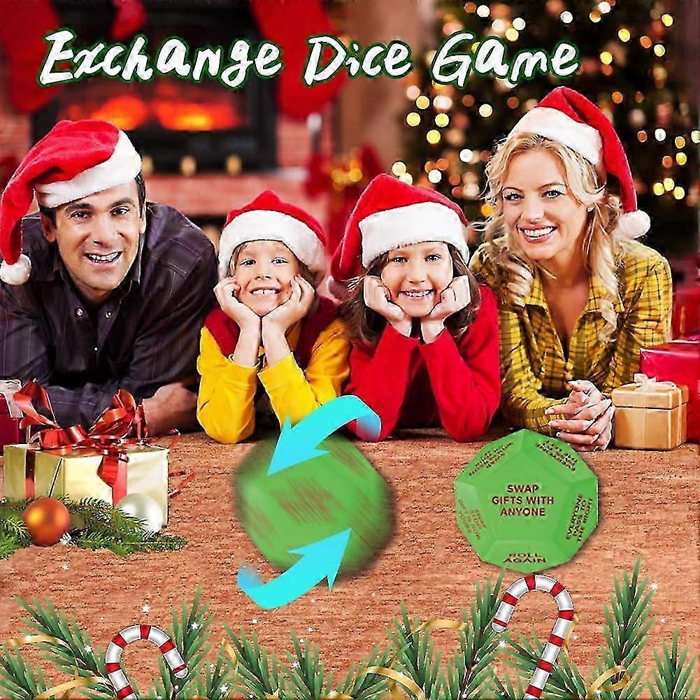 Santa Swap Gift Exchange Dice, 2025 New Christmas Exchange Dice Game ...
