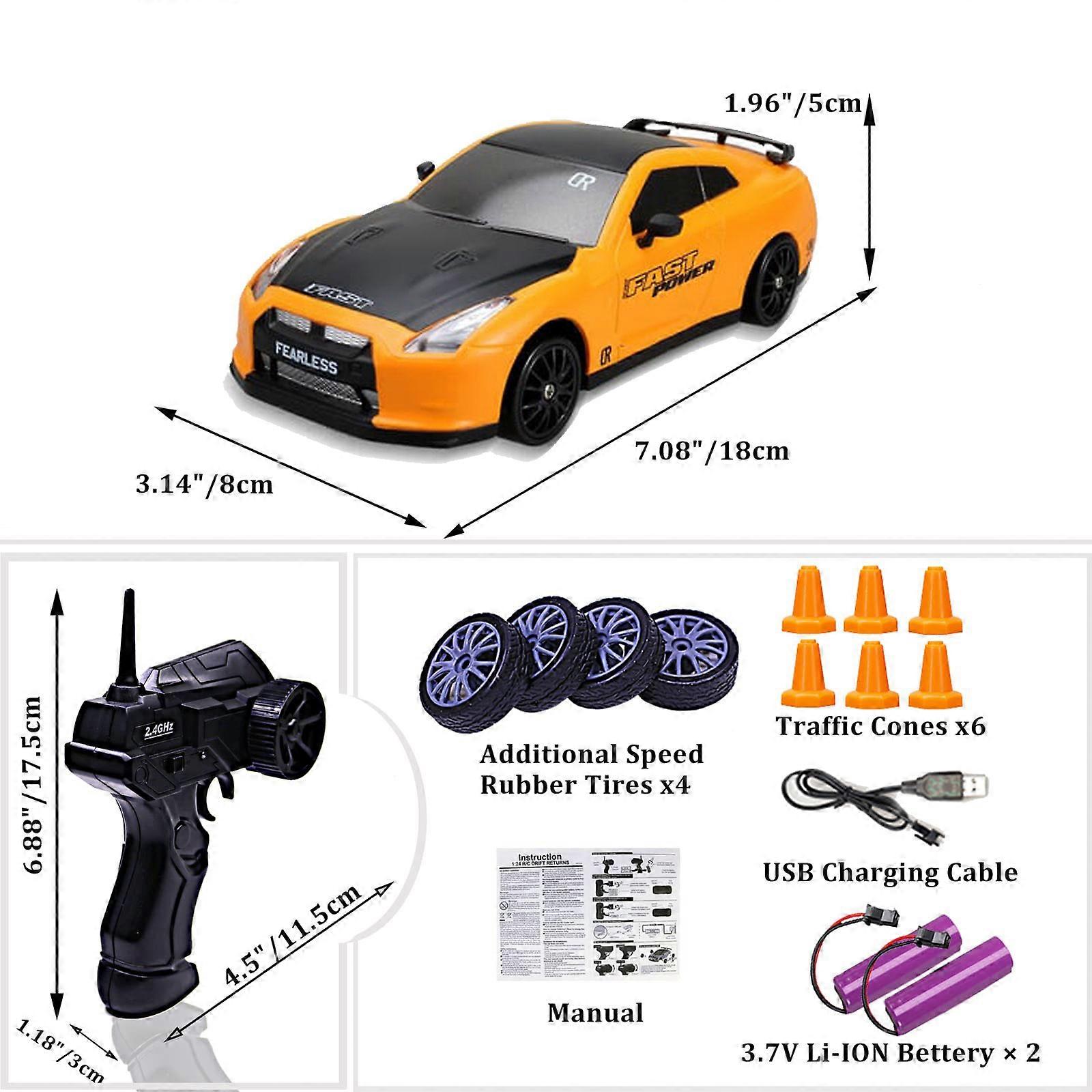 4WD 25KM/H RC Vehicle GT RC Drift Car Remote Control Car Sport Racing Hight Speed Drift Cars ...