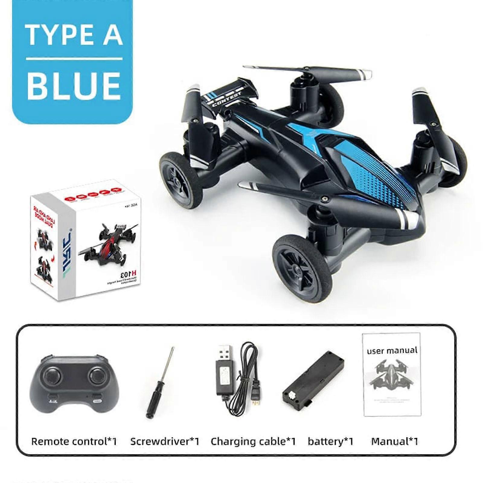 Dual Mode Remote Control Flying Car w/LED Night Navigation Light 2.4G ...